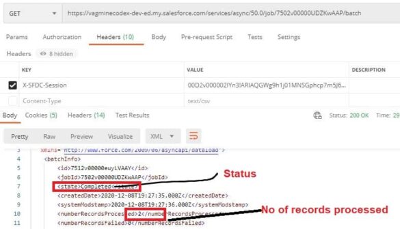 Using Salesforce Bulk API V1 | SalesforceCodex